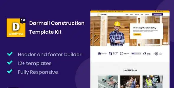 Download Darmali – Construction Template Kit GPL Addon Free - www ...